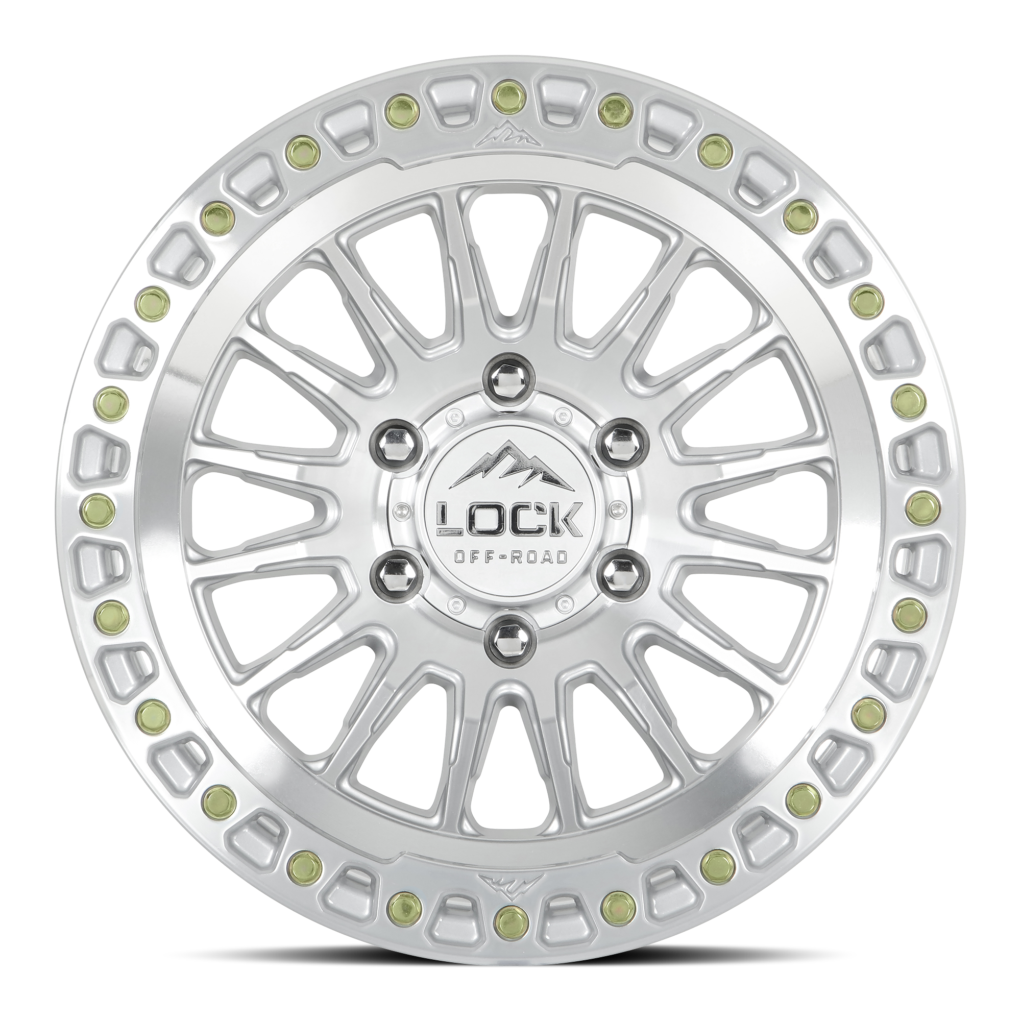 GRIT- MACHINE WITH CLEAR COAT – Lock Off-Road Wheels