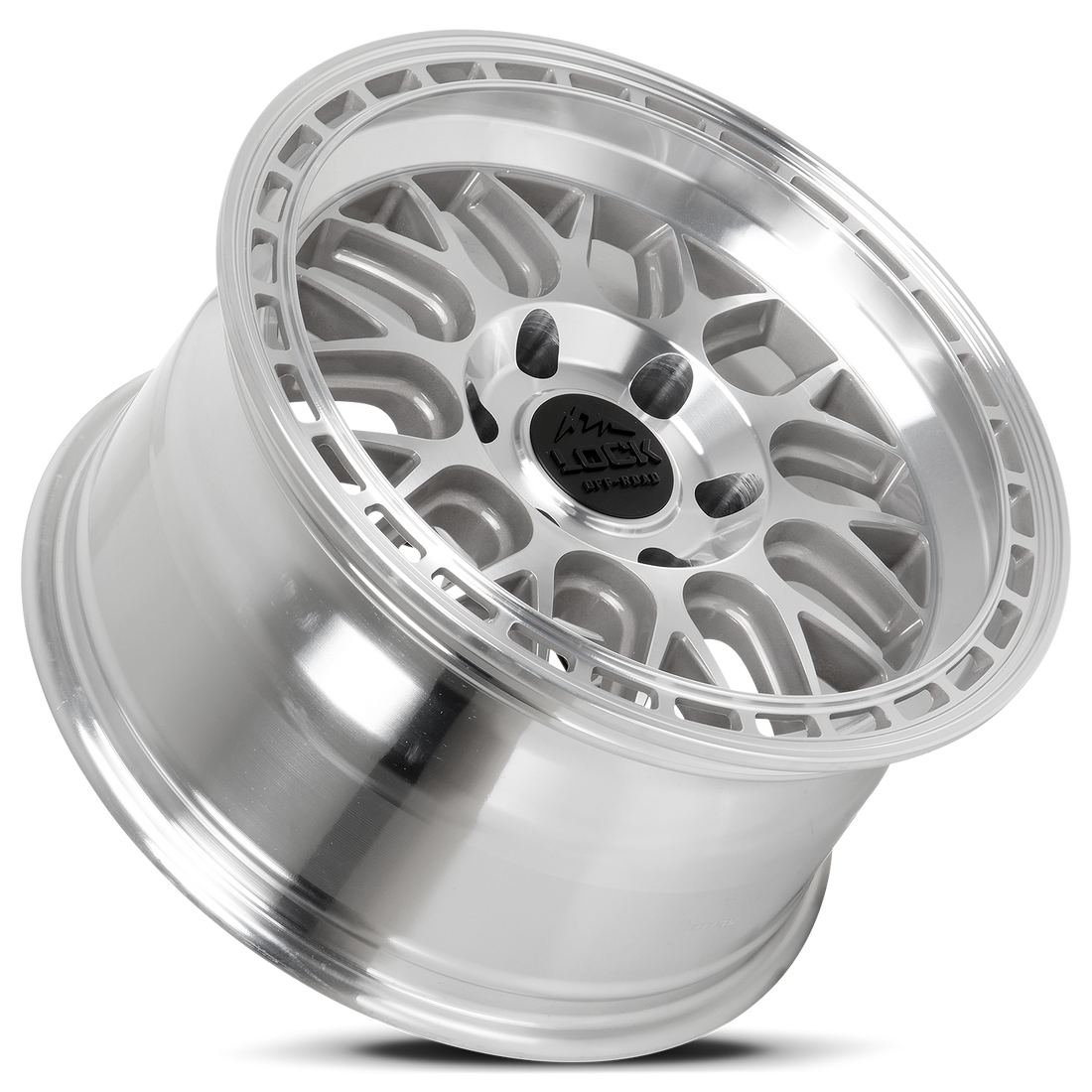 Onyx Machine Face Polish Lock Off Road Wheels