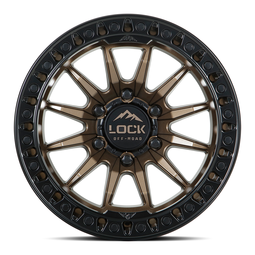 TRAIL- MATTE BRONZE W MATTE BLACK RING – Lock Off-Road Wheels